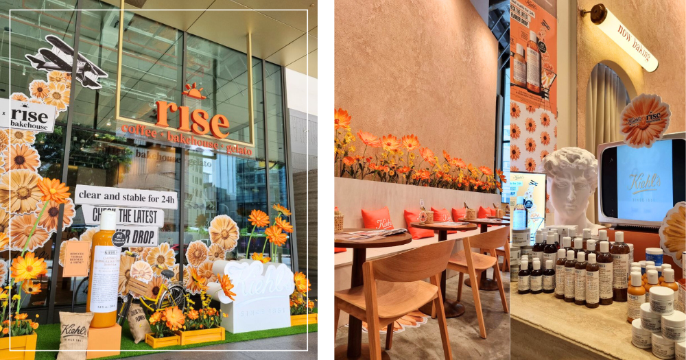 Kiehl's New Pop-Up Cafe At Rise Bakehouse Has Floral Sweets, Drinks ...