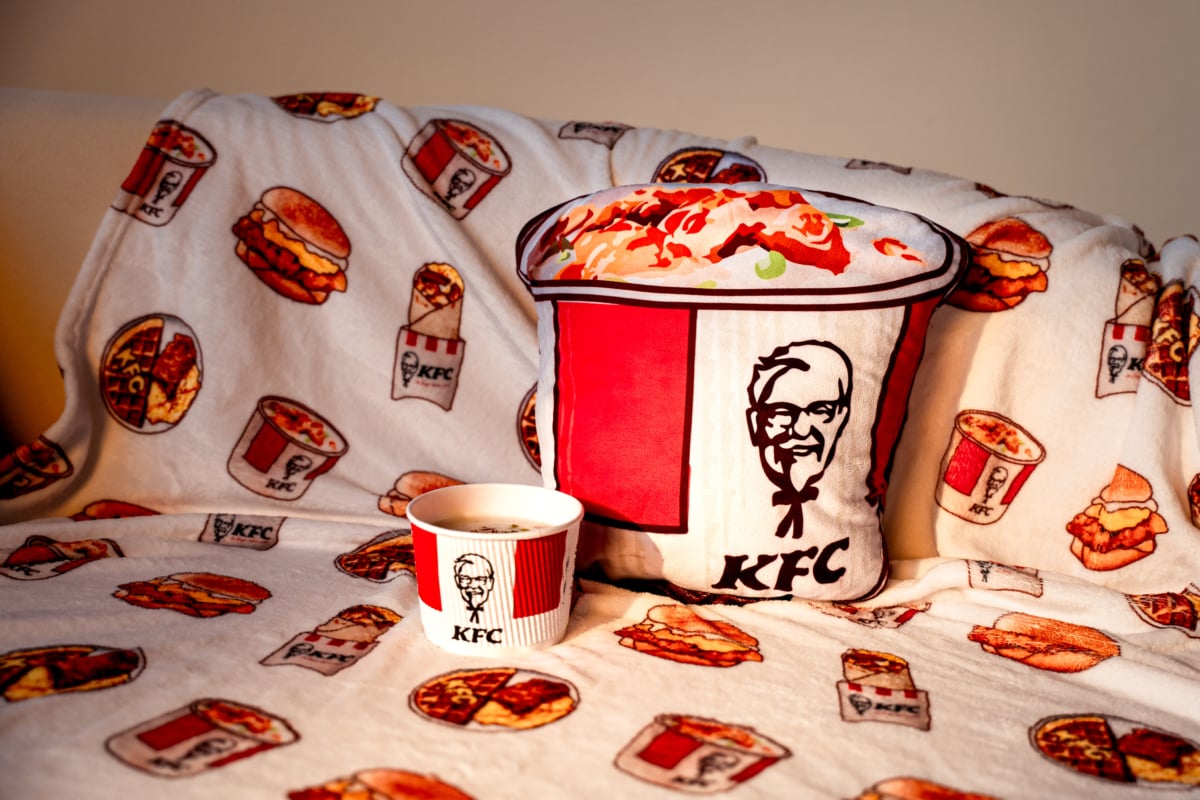 KFC Singapore Is Launching A Limited-Edition Porridge Blanket