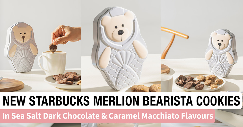 Starbucks Singapore Now Has Merlion Bearista Cookies In Cute Trinket Tins