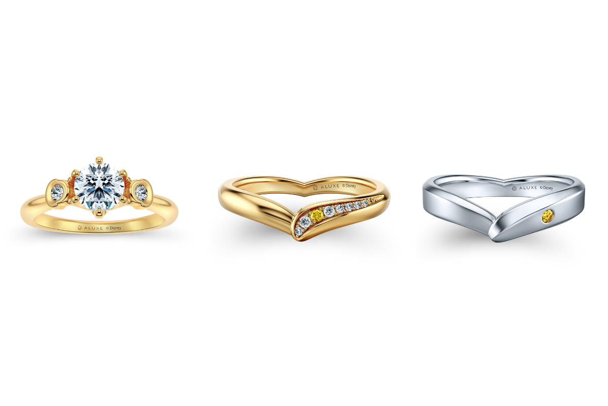 These ALUXE Winnie The Pooh Wedding Rings Will Add A Little Whimsy To ...
