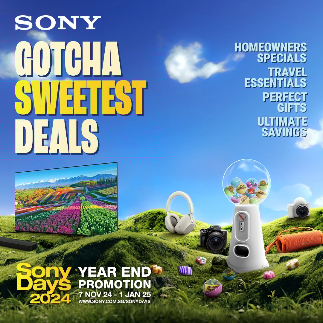 Sony Year End promotion: Free Colour Analysis, Gachapon & More