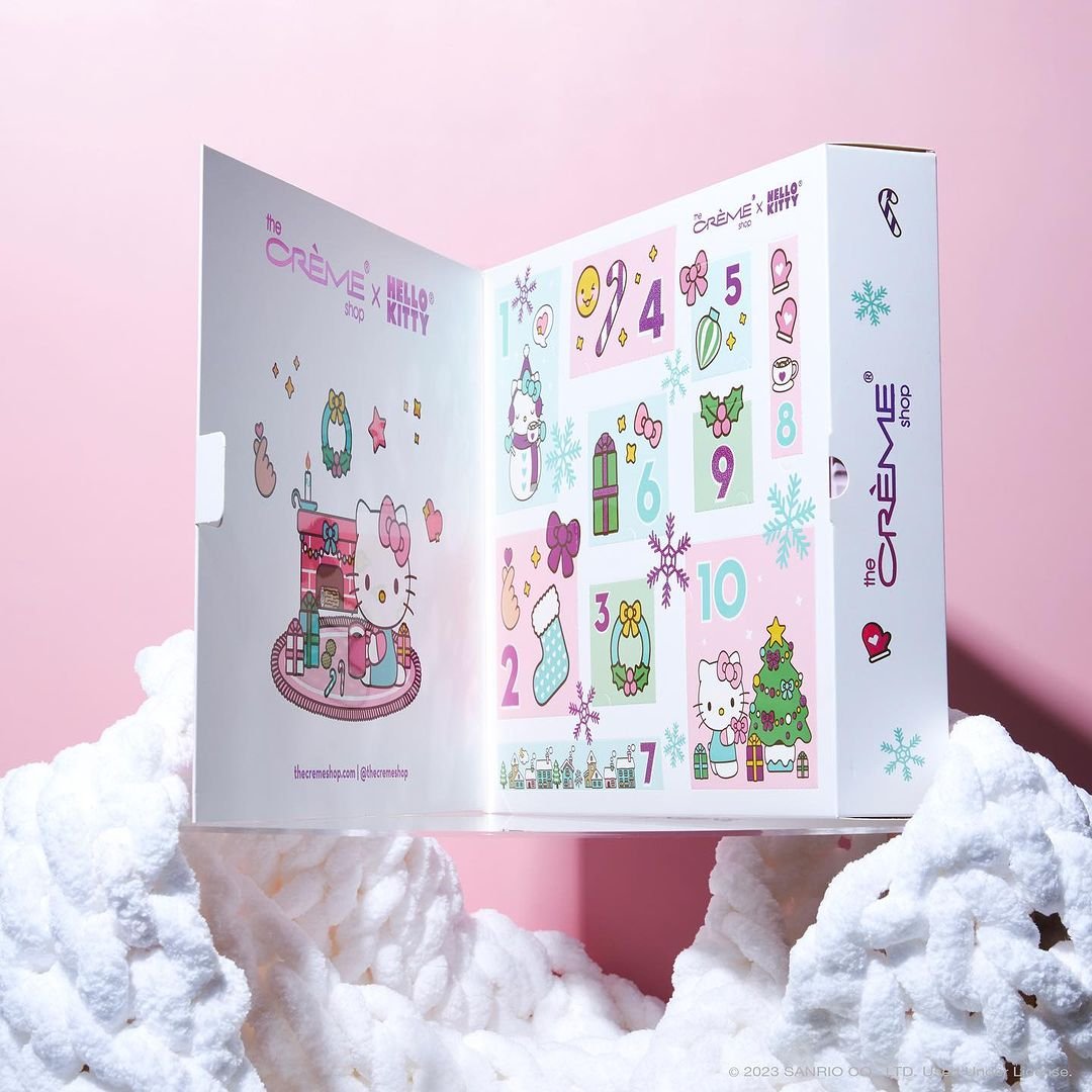 Hello Kitty Advent Calendar with The Crème Shop Beauty Surprises