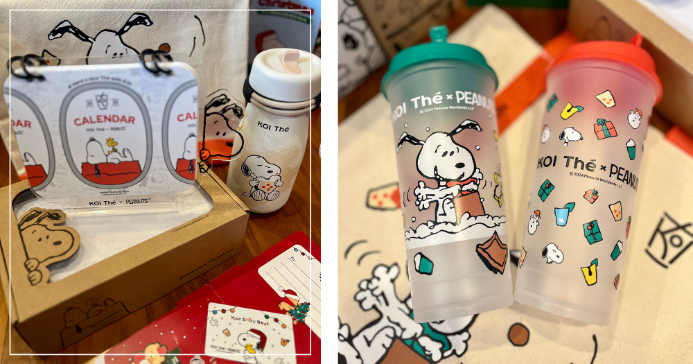 KOI Thé x PEANUTS Snoopy Merchandise For Christmas 2024
