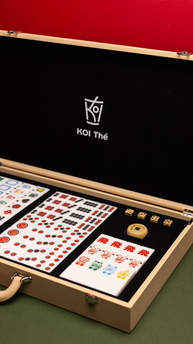 KOI Mahjong Set Along, Poker Cards & "Blind Box" KOI Cards