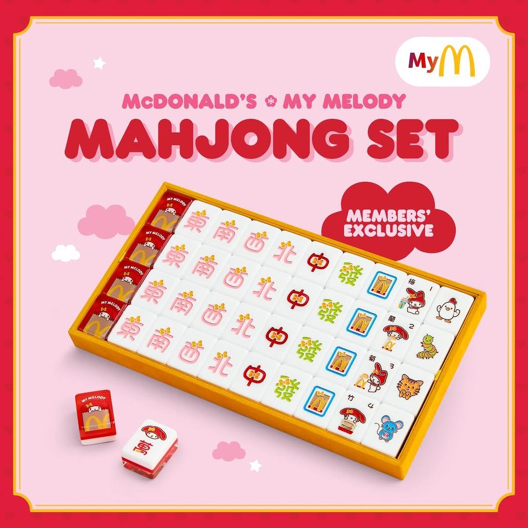 McDonald’s Singapore Drops Exclusive My Melody Mahjong Set