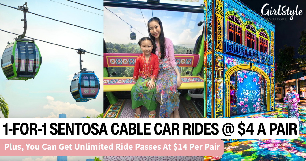 This $4 Peranakan-Themed Cable Car Ride In Sentosa Is The Cutest Date ...