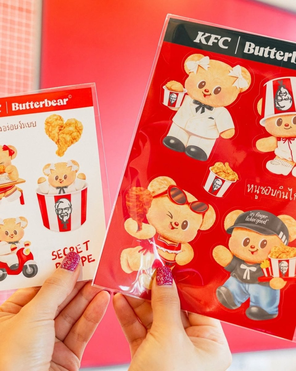 KFC Thailand x Butterbear: Cute Merchandise & A New Character