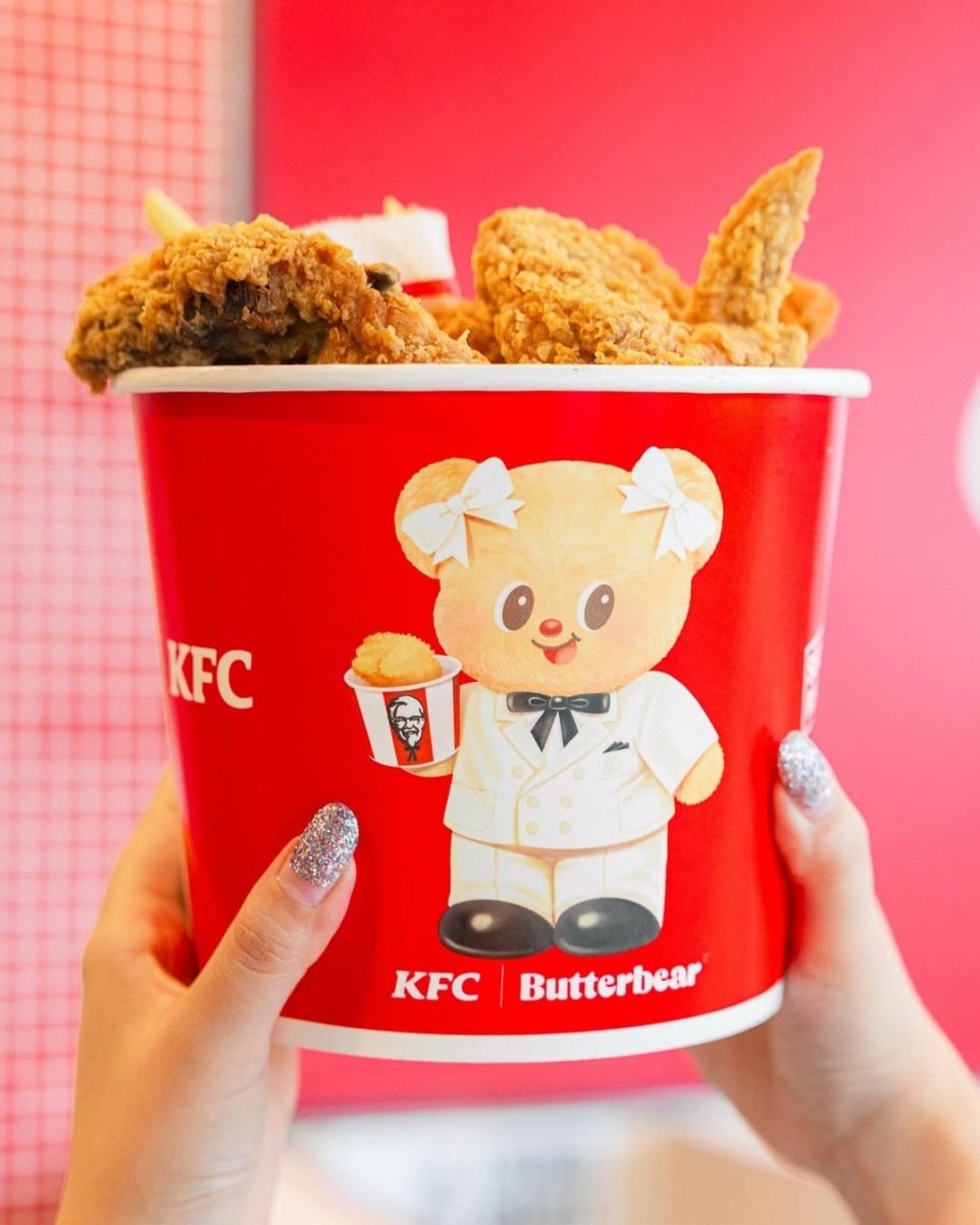 KFC Thailand x Butterbear: Cute Merchandise & A New Character